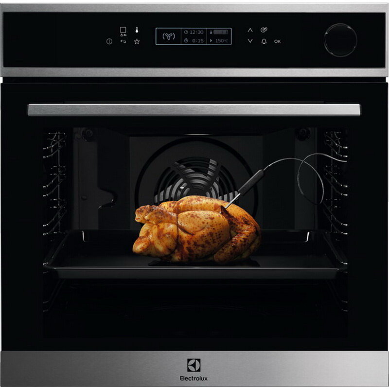 Электрический духовой шкаф Electrolux LOC8H31X 59 см, 72 л, гриль и конвекция, черный