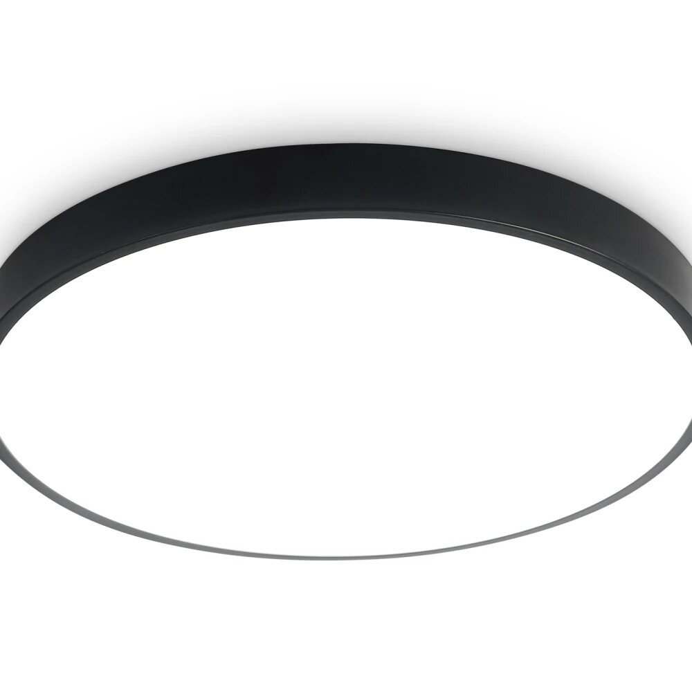 Потолочный светодиодный светильник с высокой степенью защиты IP54 FZ1205 BK черный IP54 18W 5000K D270*60 (без ПДУ)