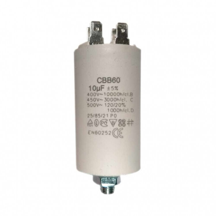 Набор 4 шт Конденсатор для LG, Samsung, Ariston, СВВ60 10мкФ, 450V, KMх60100