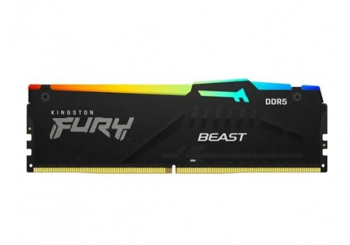 Оперативная память Kingston DIMM FURY Beast Black RGB 16GB DDR5-5600 (KF556C36BBEA-16)