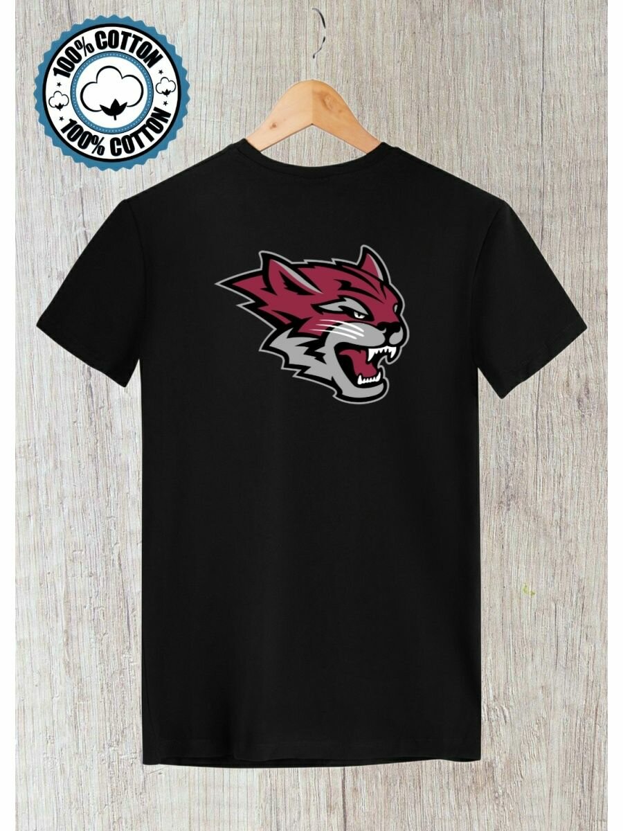 Футболка lunx эмблема красная рысь