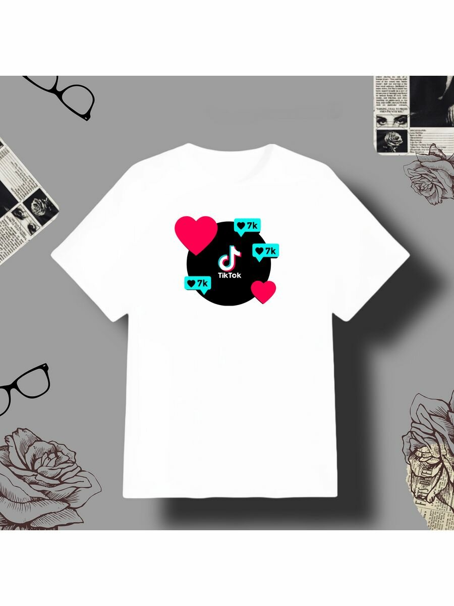 Футболка социальные сети тик ток tik tok