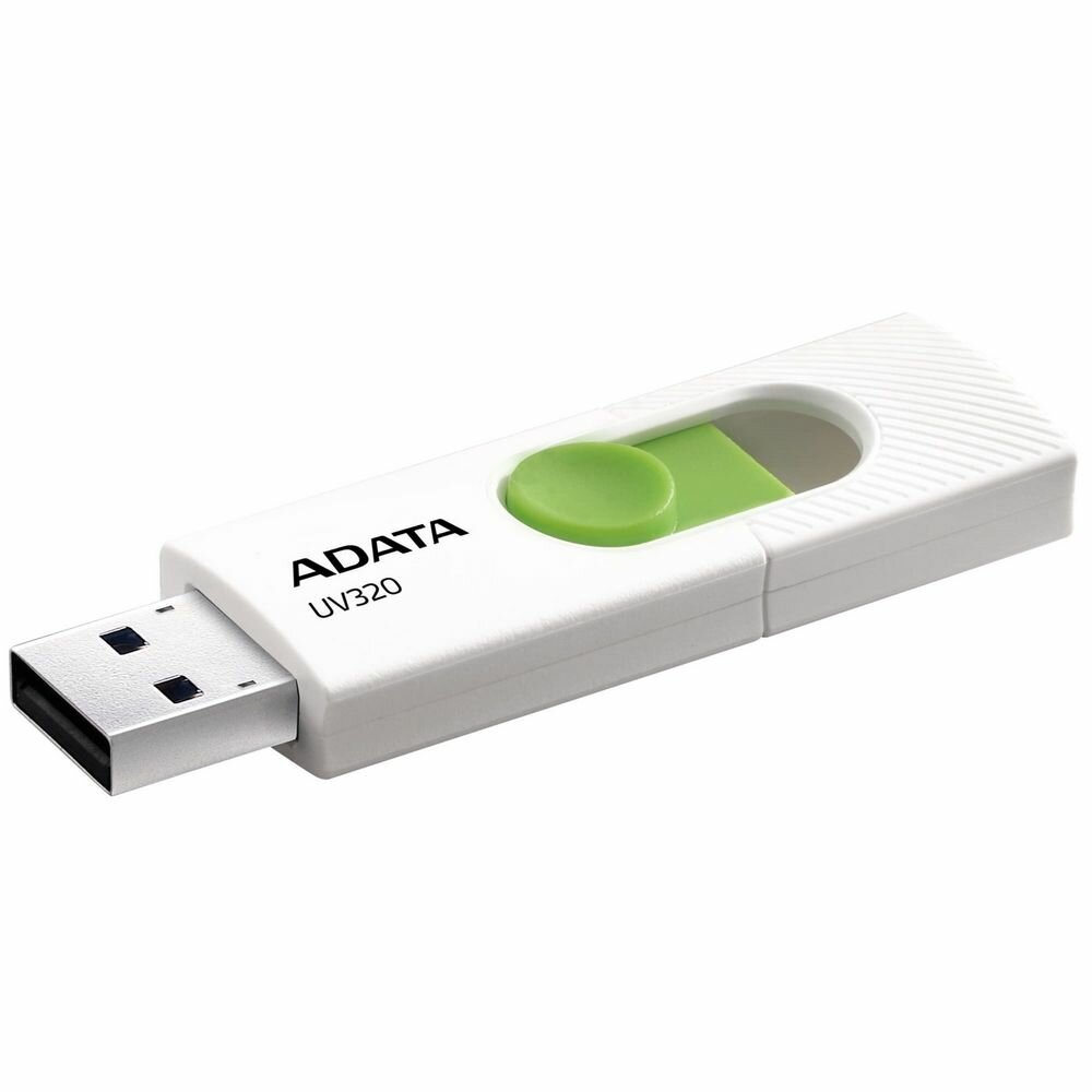 USB накопитель ADATA 128GB USB 3.2 Gen1 AUV320-128G-RWHGN White/Green