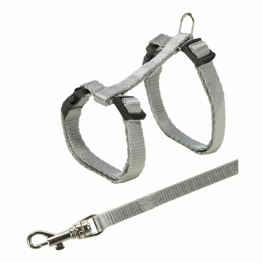 Tixie Шлейка с поводком для котят и кошек 19-31см*1.20м (4182)