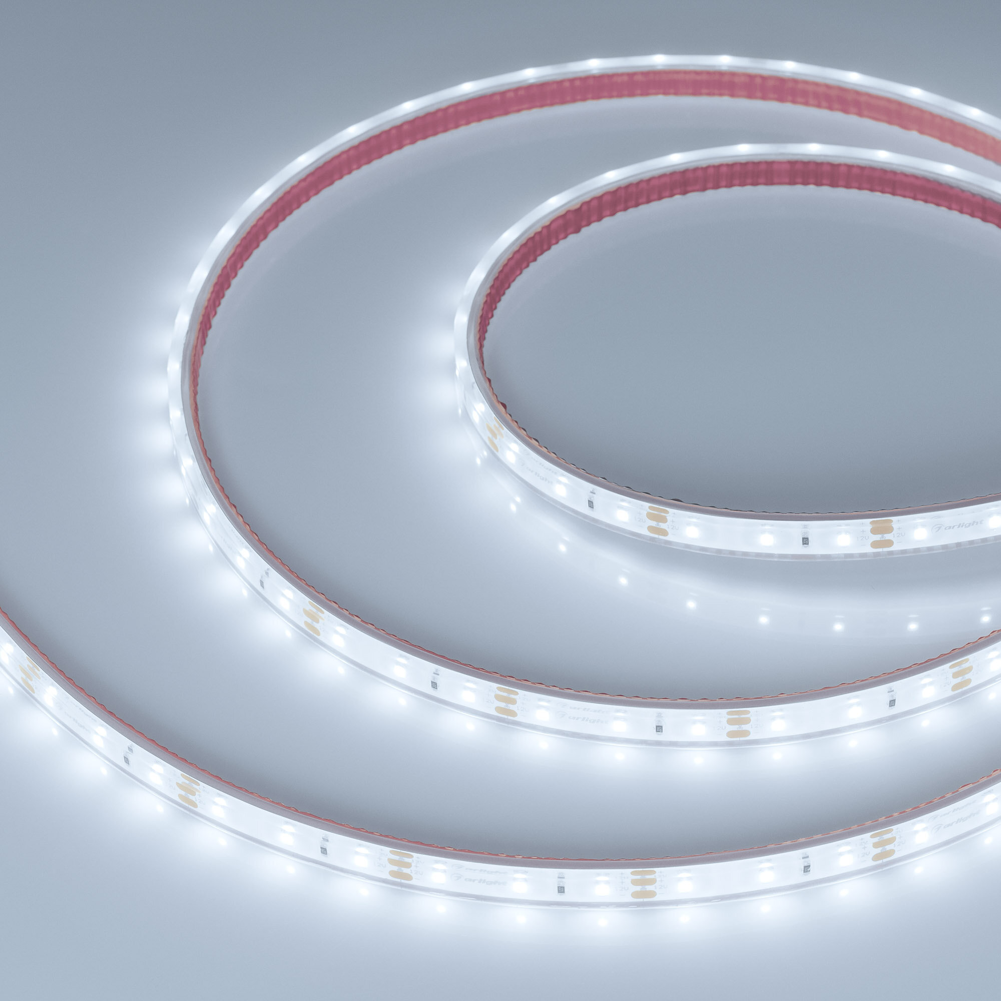 Светодиодная Лента герметичная RTW-PFS-A60-11mm 12V White6000 (4.8 W/m, IP68, 2835, 5m) (Arlight, -) 034006