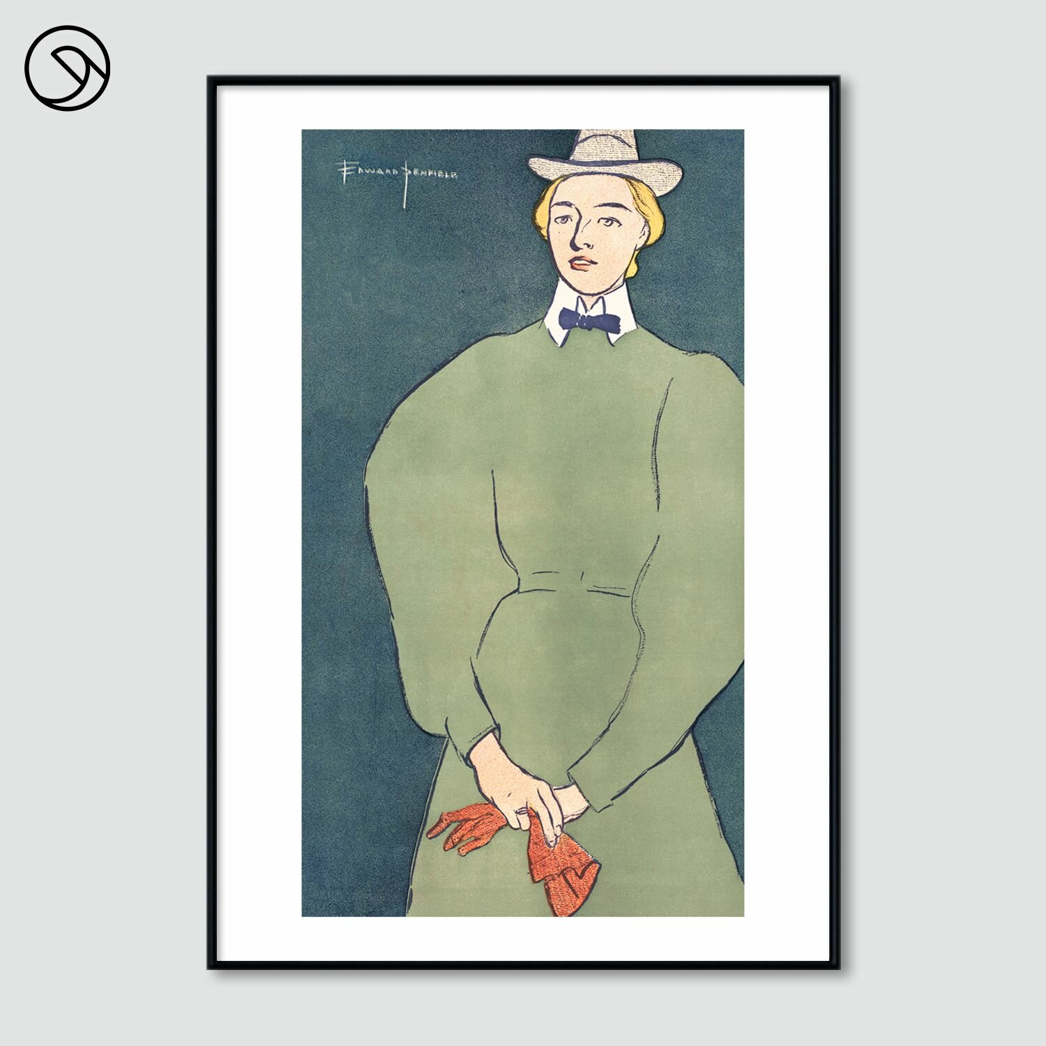 Постер в раме 50х70 Postermarkt, Edward Penfield №1