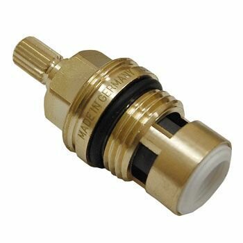 Кран-букса для смесителя германия 1/2' керамика (20 шлицов)