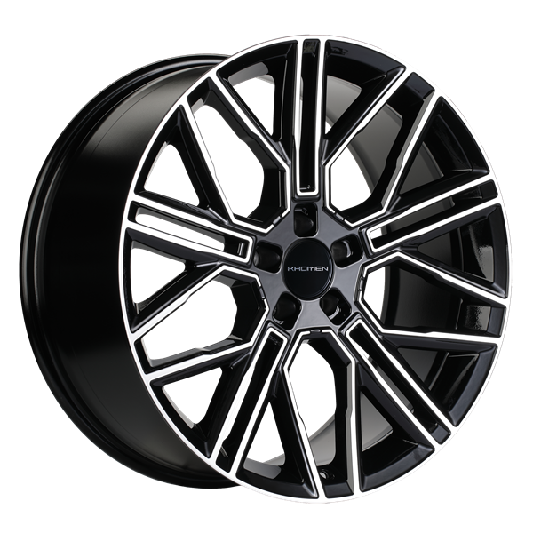 Литой диск Khomen 2101 9,5x21 5*130 Et:46 Dia:71,6 Black-FP