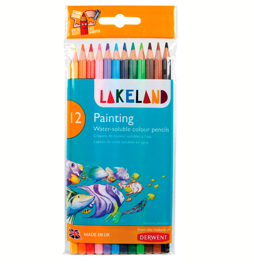 Набор акварельных карандашей "Lakeland Painting" 12цв.