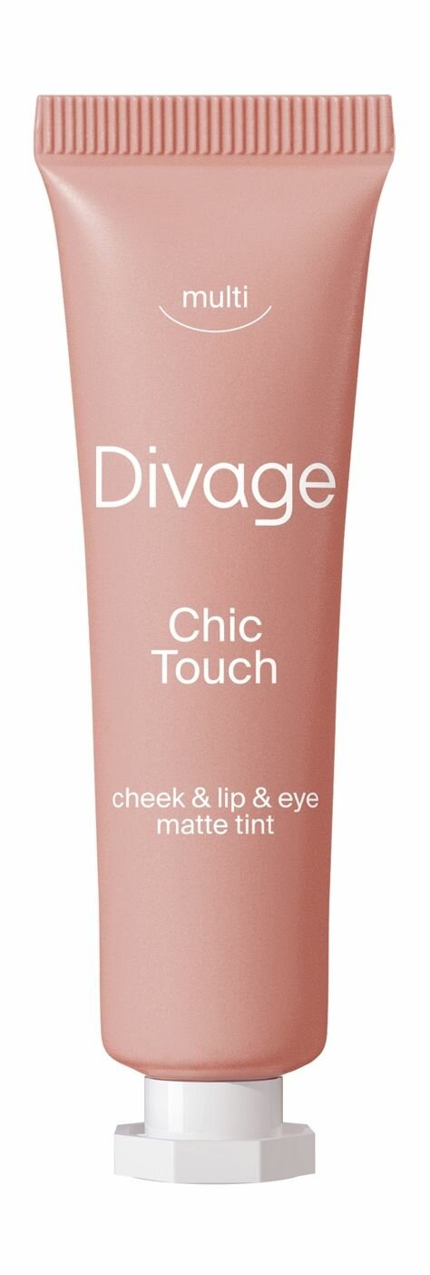 DIVAGE Кремовый тинт для щек, губ и глаз Chic Touch Matte Tint, 11 г, 02