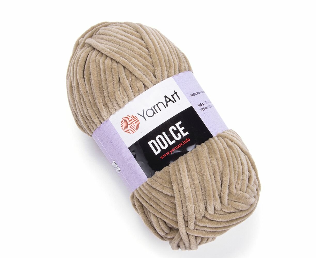 Пряжа YarnArt Dolce № 798 (светло-коричневый) - 2 мотка