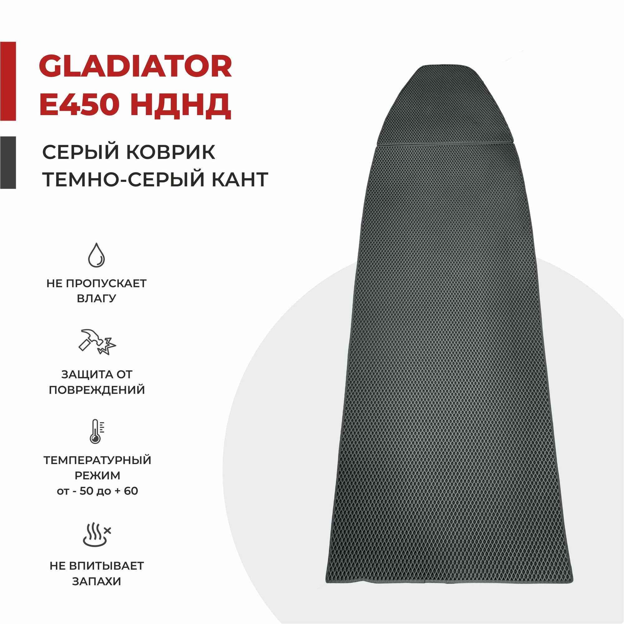 EVA коврик в лодку ПВХ Gladiator E450 НДНД 332*98