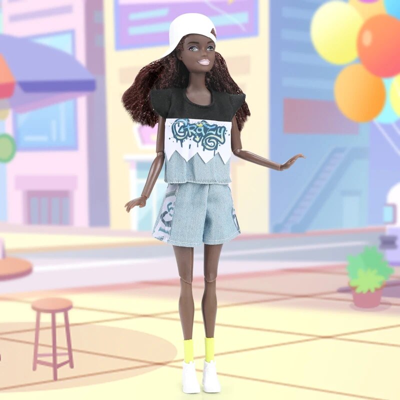 Кукла Barbie 30 см, Female, в стиле граффити