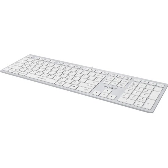 Клавиатура A4TECH Fstyler FX50 белый USB slim Multimedia