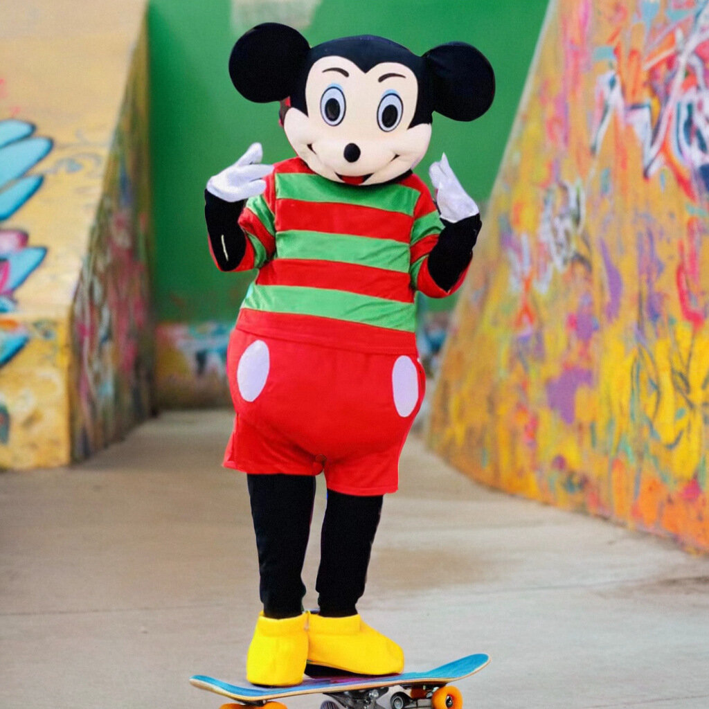 Костюм куклы Минни Микки, для аниме-представлений, с головным убором, размер 1