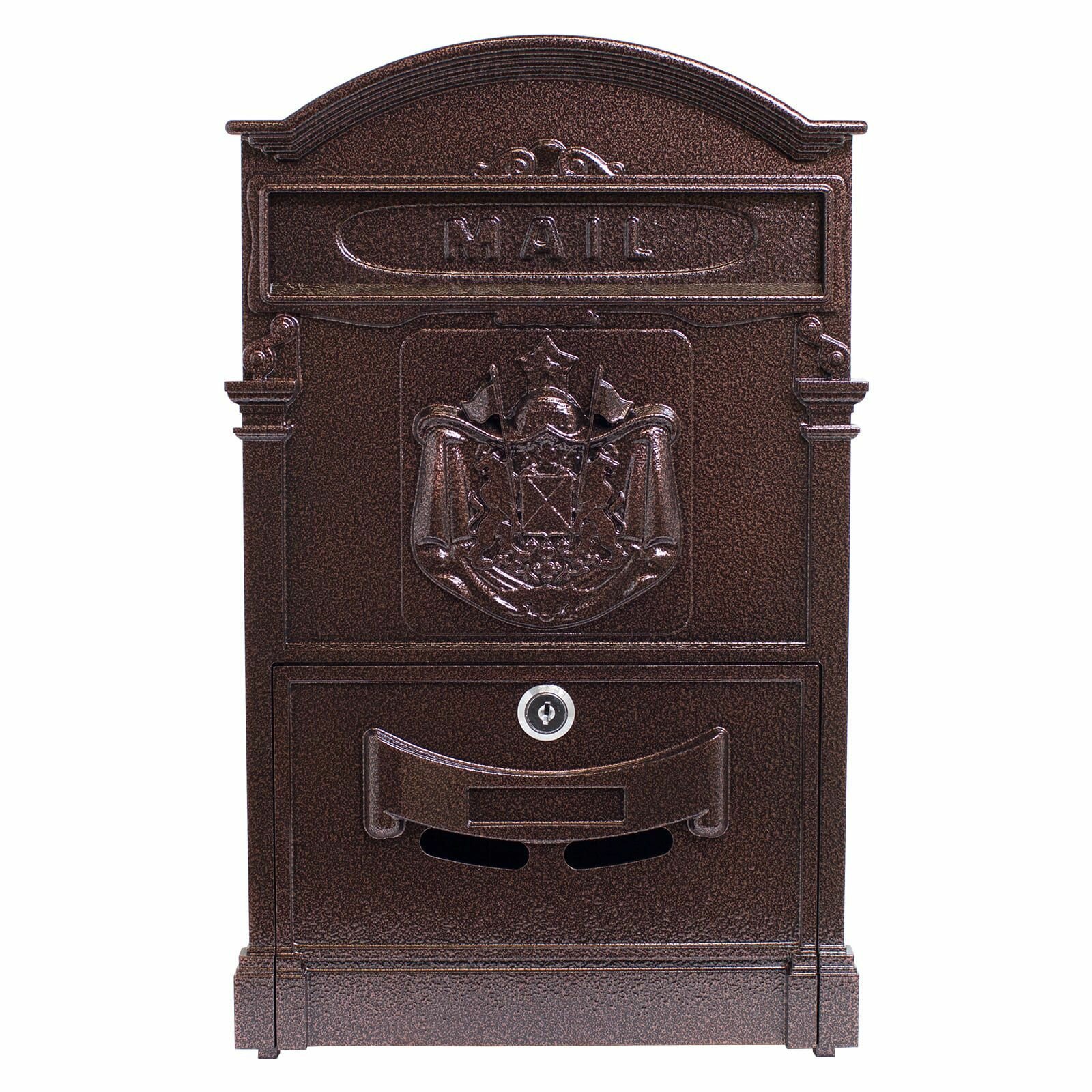 Ящик почтовый аллюр №4010 медь