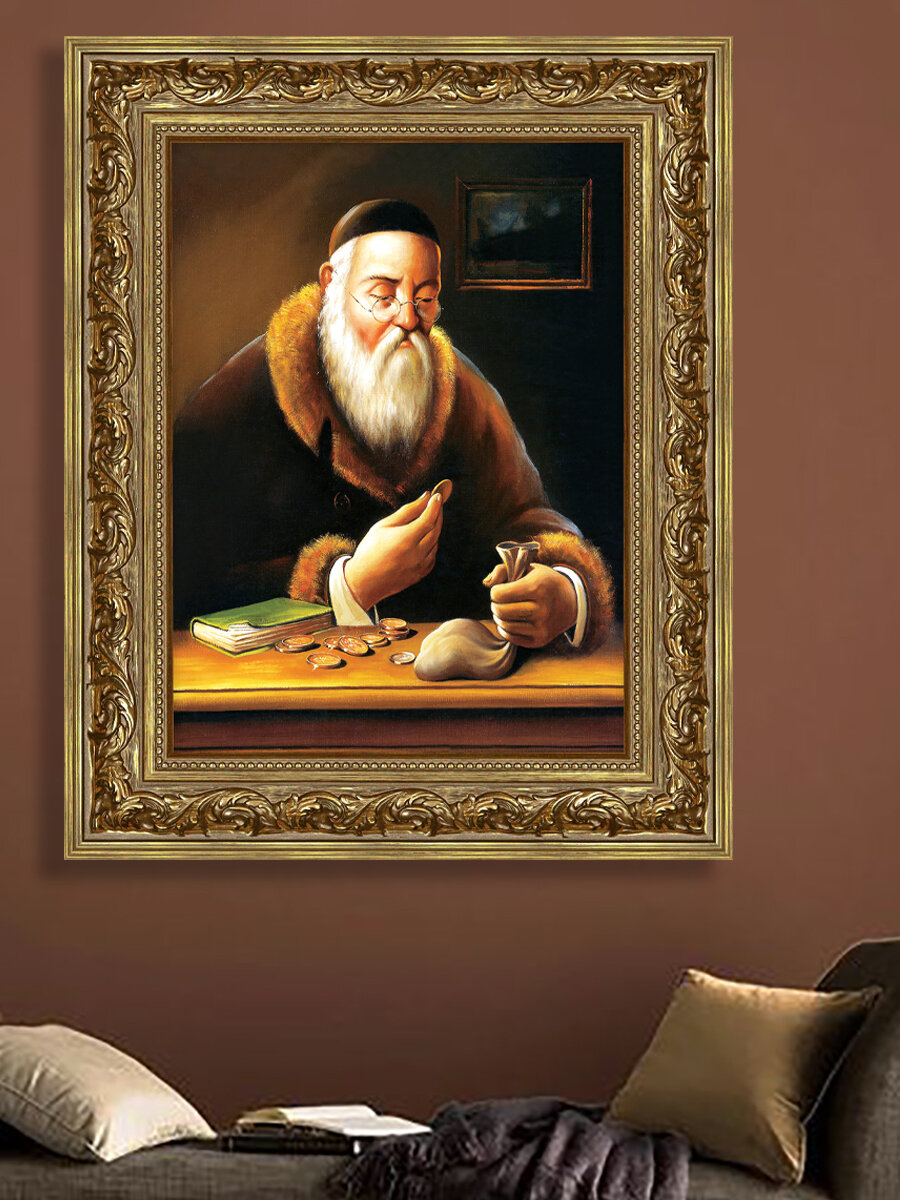 Картина на стену для интерьера Декарт настенный декор панно в раме багете в гостиную ванную детскую для офиса лофт пейзаж абстракция