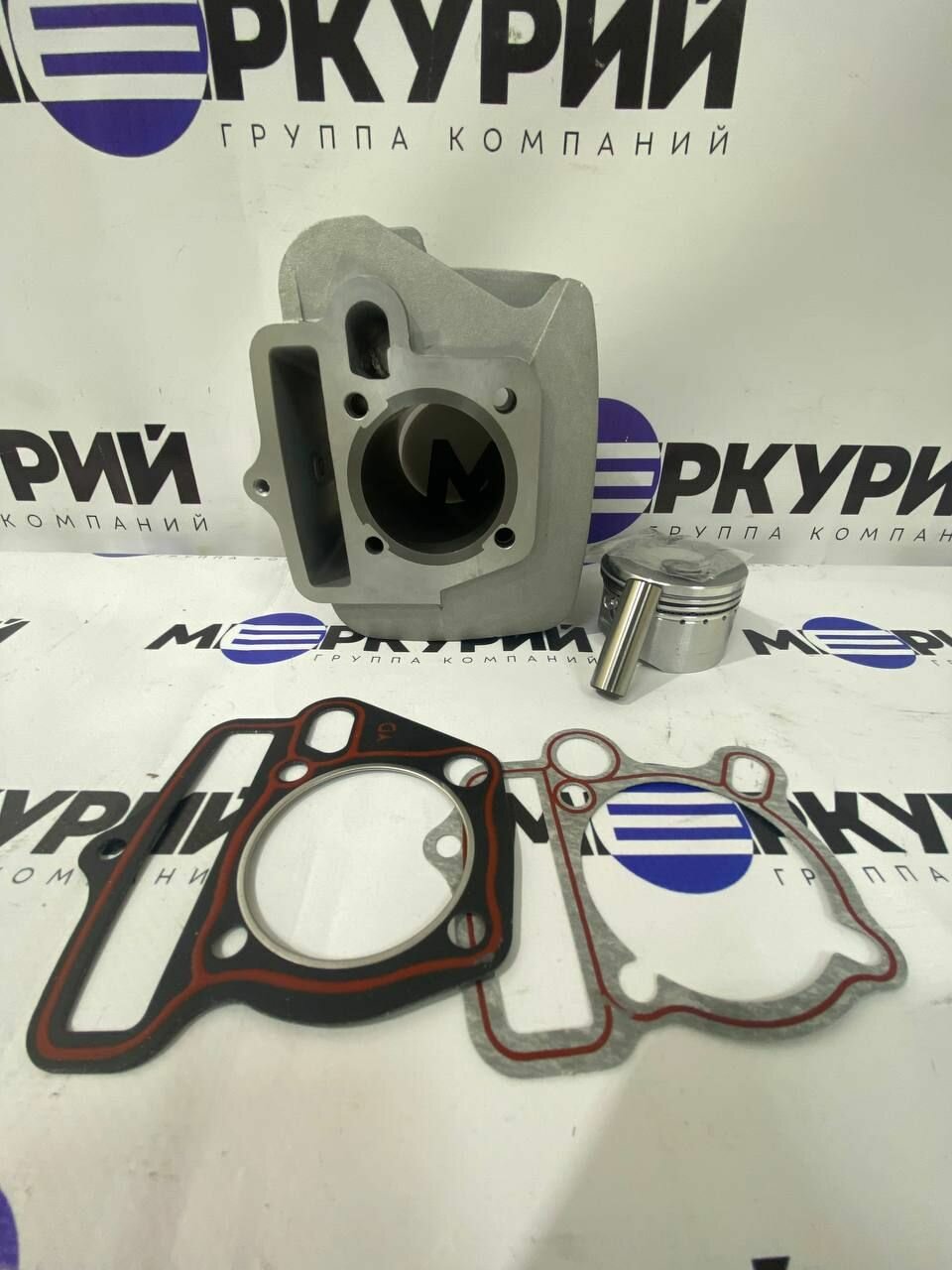 Цилиндр с поршнем Альфа 52,4мм (125см3) Без уха