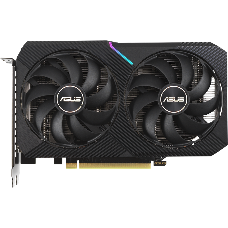 Видеокарта VGA ASUS NVIDIA GeForce DUAL-RTX3060-O12G-V2 12GB, GDDR6/192-bit, PCIe 4.0, 1xHDMI 2.1, 3xDP, 2.5-slot 90YV0GB2-M0NA10 (ASUS DUAL-RTX3060-O12G-V2) DUAL-RTX3060-O12G-V2