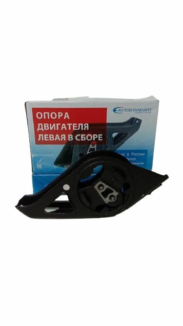 Подушка (опора) двигателя левая в сборе 1118-1001045 для а/м Lada Kalina, Granta; Avtostandart