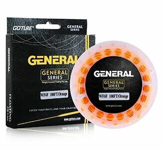 Рыболовная леска Goture GENERAL Fly 7 цветов Оранжевый, 6.0, orange