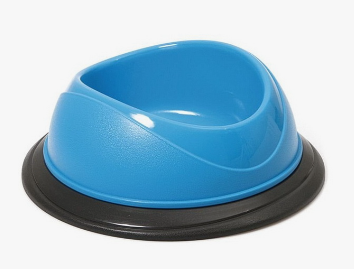 Georplast Миска для кошек и собак El Marel, нескользящая, пластик, 0.6 л, 23 см x 10 см