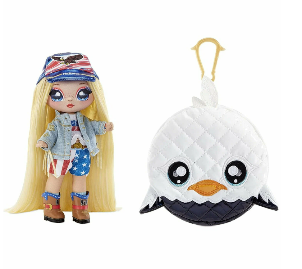 На На На Сюрприз Гламурные, 2 серия - Эрика Фезертон (Na! Na! Na! Surprise Glam Series 2 Erika Featherton (Eagle) doll)