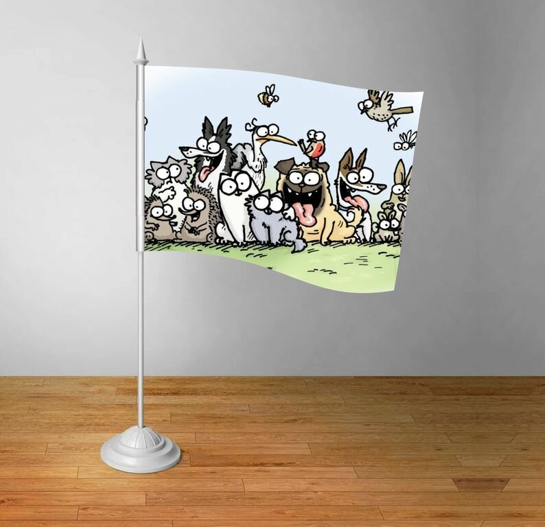 Флажок GOODbrelok Simon s Cat, Кот Саймона №1