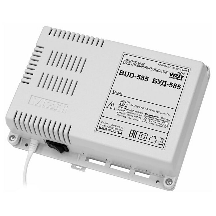 БУД-585 блок управления и питания домофона Vizit
