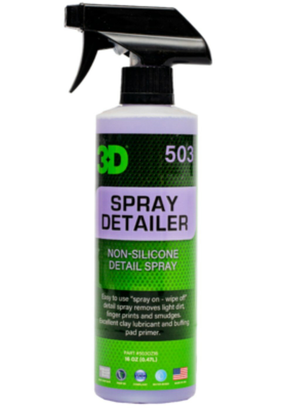 3D Спрей для детейлинга без силикона для ЛКП Spray Detailer 473мл