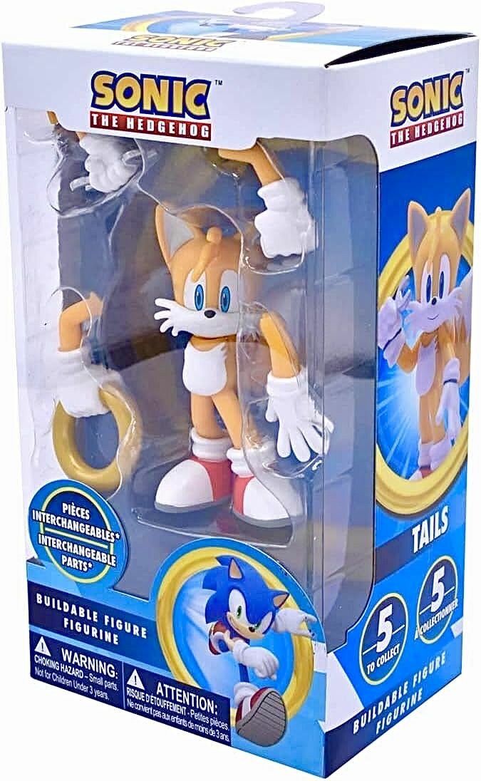Sonic Соник The Hedgehog Фигурка Tails Buildable коллекционная мини-фигурка