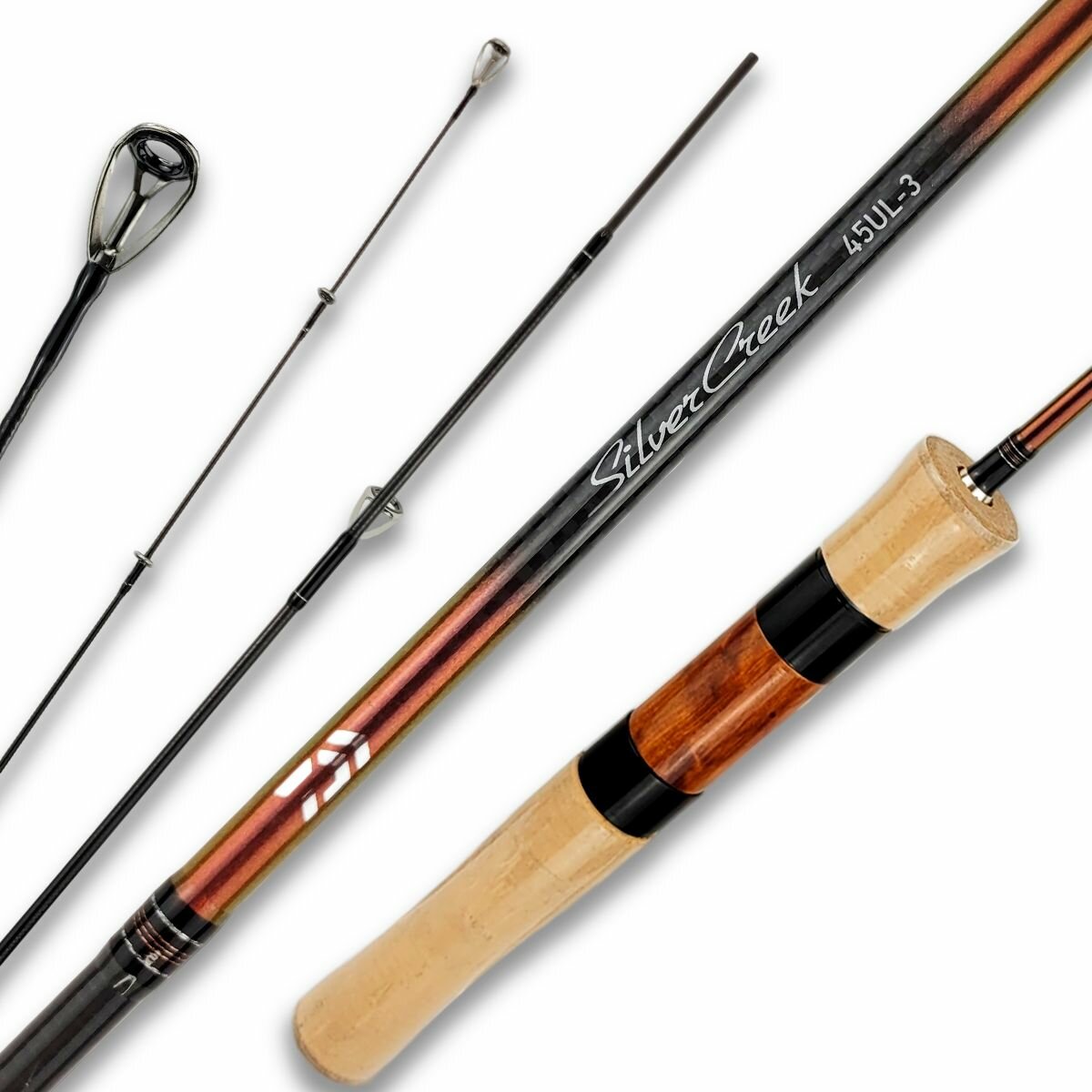 Спиннинг Daiwa SILVER CREEK 45UL-3 (1.33м 1.5-7гр) SC45UL-3-AR (3 секц.)