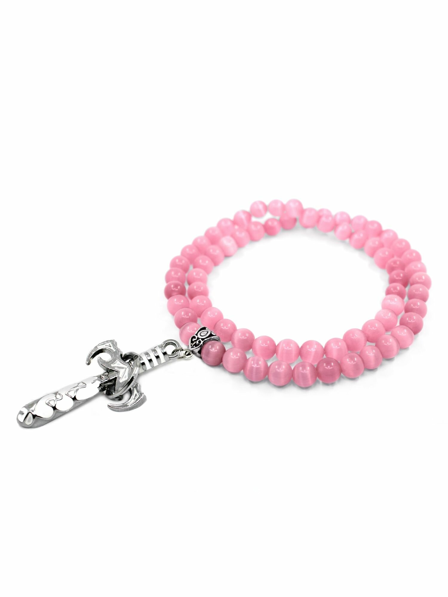 Бусы, кошачий глаз