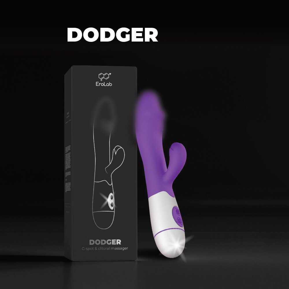 Вибратор-кролик Эротическая Лаборатория Dodger, 30 режимов вибрации