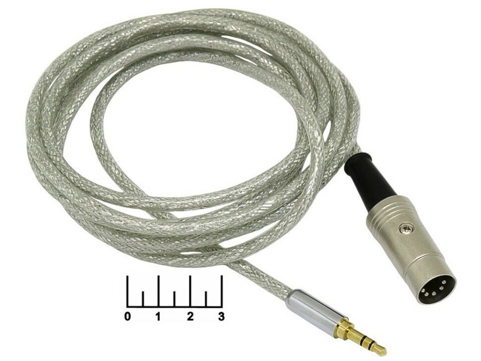 Шнур AUD 3.5-DIN 5pin 2м silicon