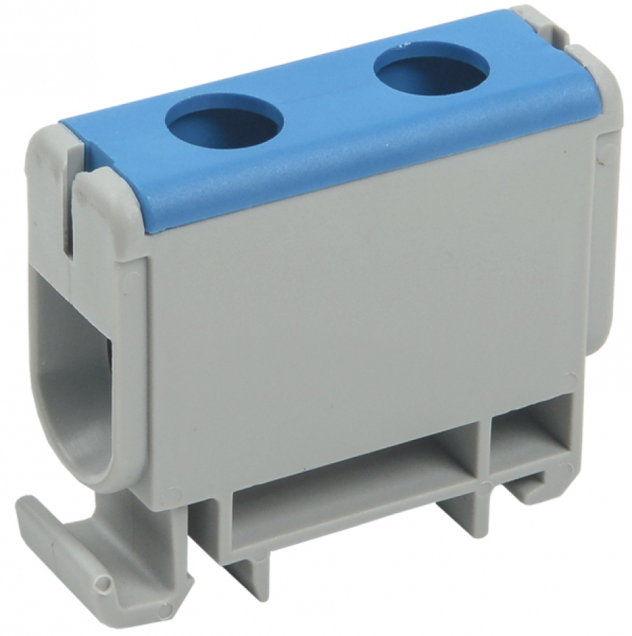 Клемма для проводов IEK / ИЭК КВС 6-50мм2 вводная силовая, корпус огнестойкий полиамид, синий, 51х17.5мм, 1шт. / зажим