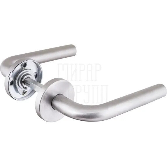 Дверные ручки на раздельном основании Fuaro (Фуаро) DSS-0201/19 INOX 304 матовый хром