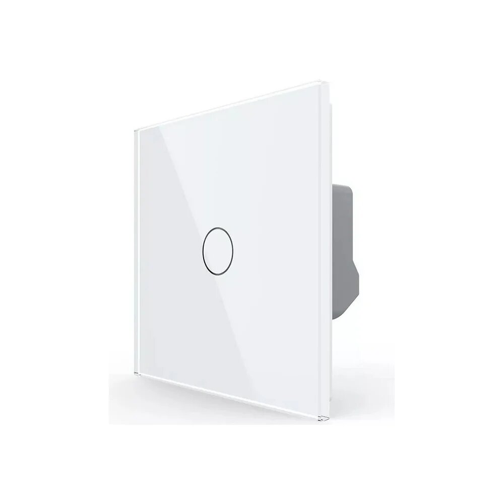 Одноклавишный сенсорный выключатель LIVOLO комплект, 1 пост, цвет белый VL-C701-11, Рабочее напряжение