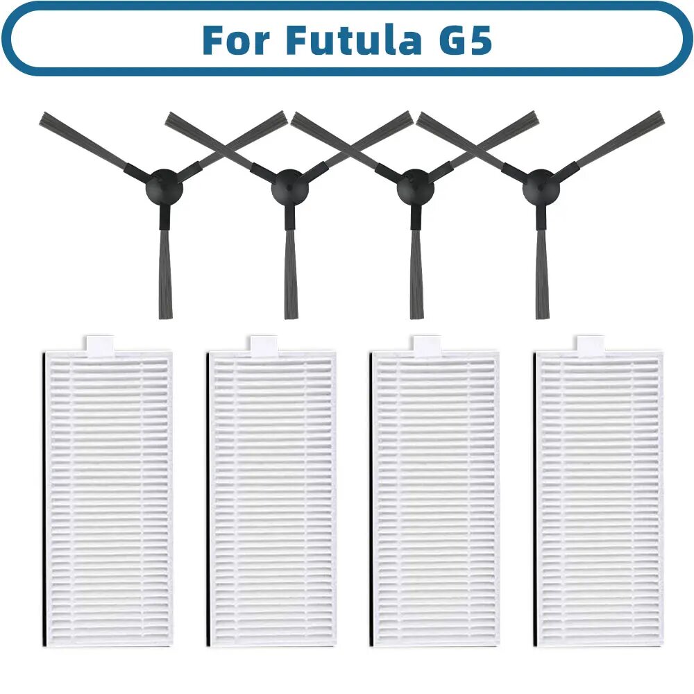Запчасти для робота-пылесоса Futula, сменные детали для швабры G5, боковая щетка, фильтр нера