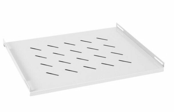 Полка Cabeus SH-J018-FC-600m 19" перфорированная глубиной 400 мм для напольных и настенных шкафов шкафов глубиной 600 мм