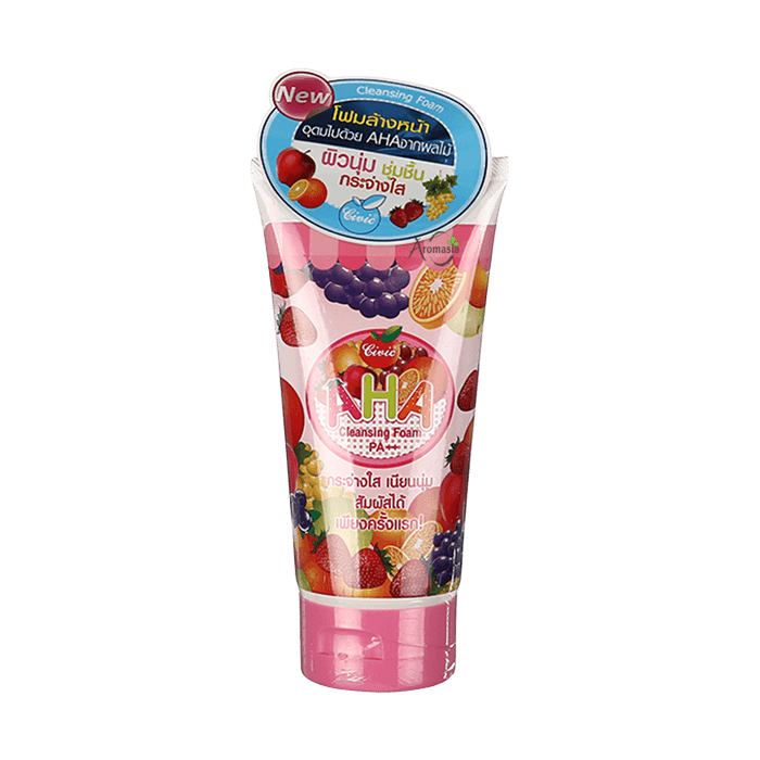 Пенка для умывания Civic AHA PA++ с фруктовыми кислотами и защитой от солнца 180 мл.
