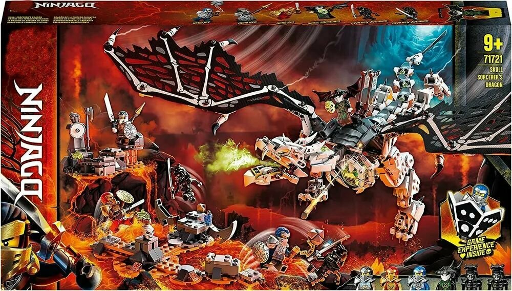 Конструктор Ninjago Дракон чародея-скелета 71721