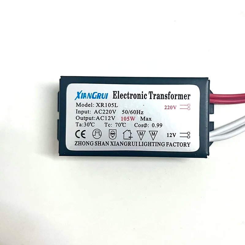 Электронный трансформатор 220V на 12V 1 Piece, 105W Not for LED