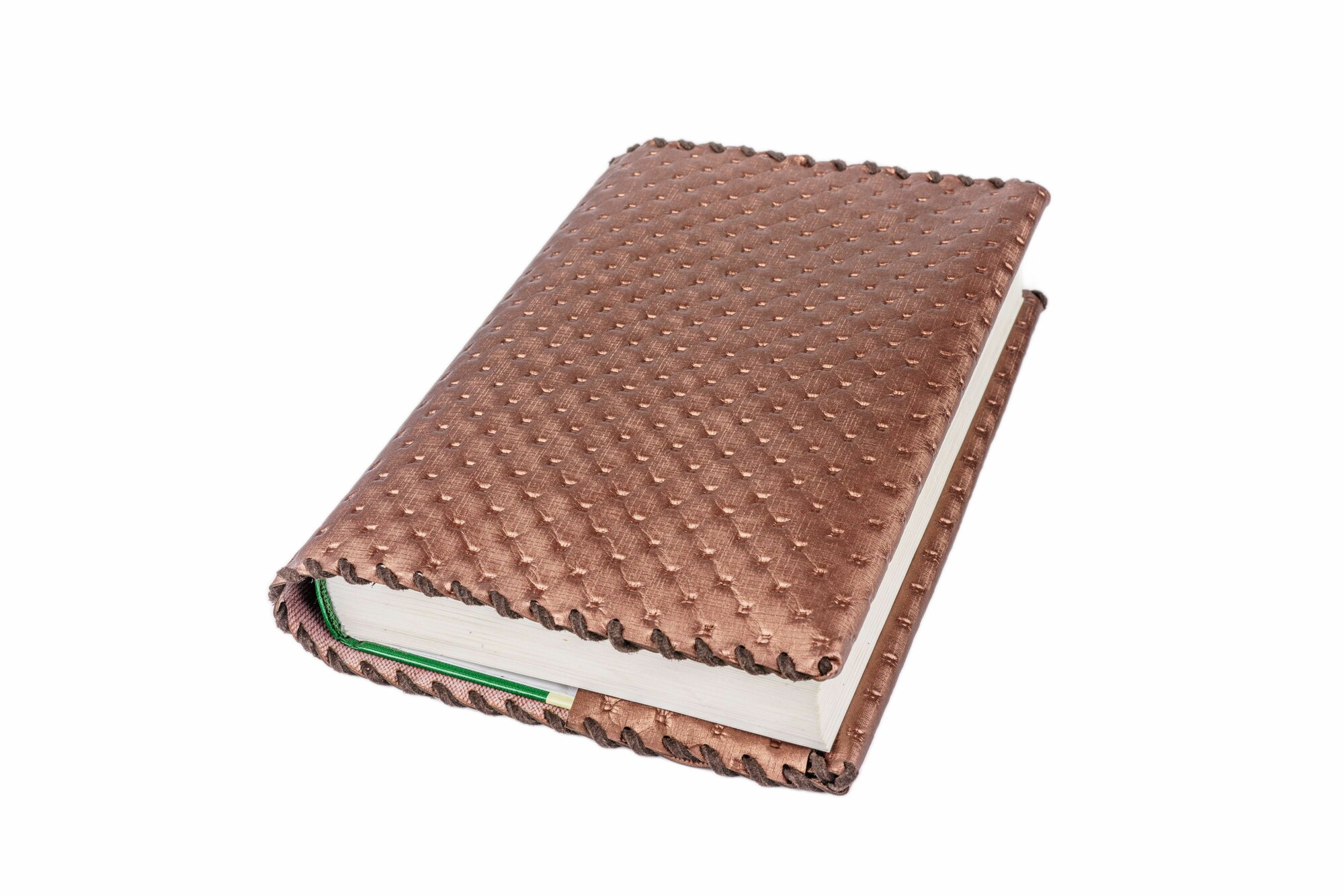 Обложка для книг и ежедневников "Ромбы коричневые" 220 х 145мм