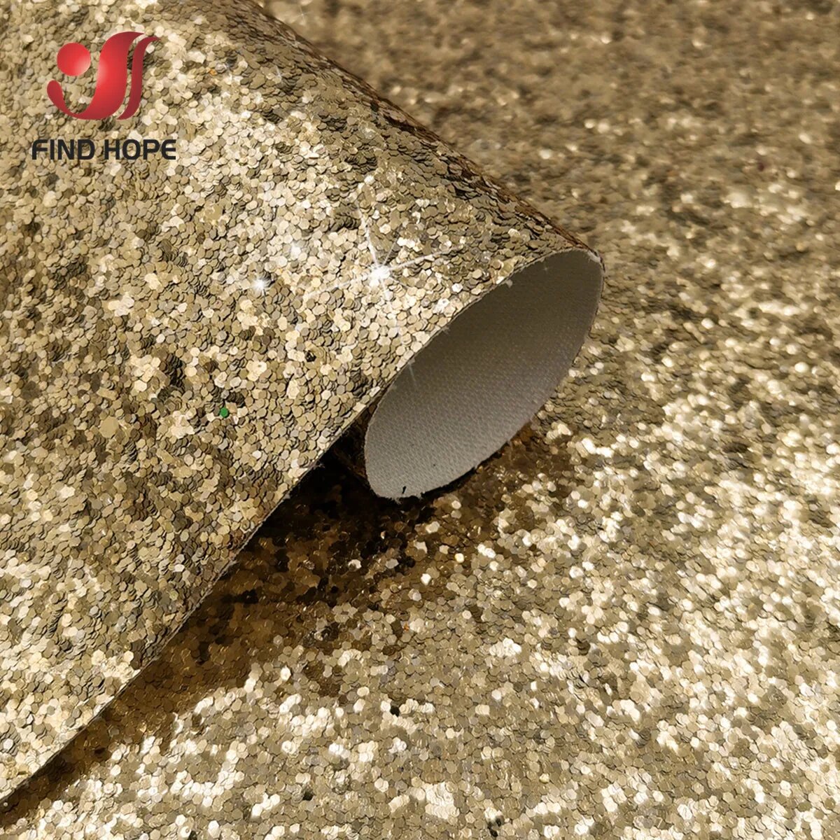 Блестящий винил из искусственной кожи А4 Золотой