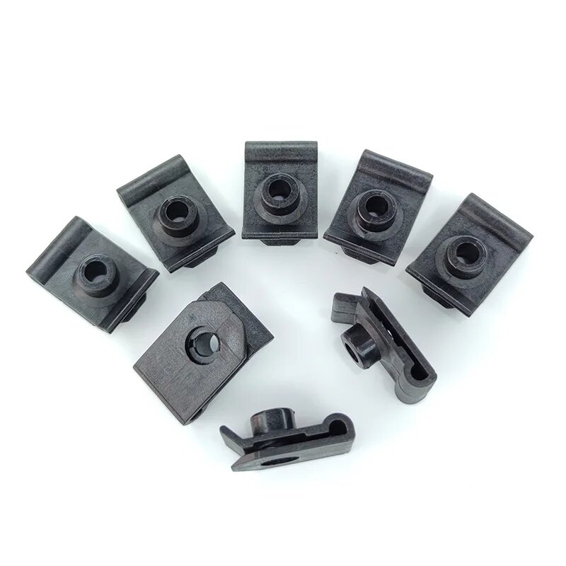 Подкрылок, бампер, U-образная гайка, фиксированные крепежные зажимы, винтовой зажим, фиксатор 20pcs