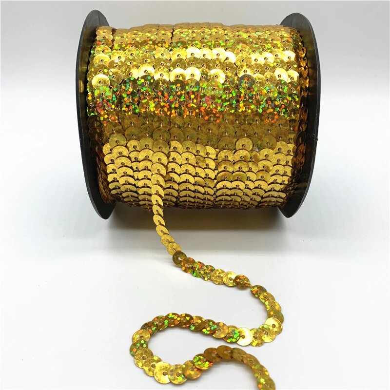 Лента с блестками 5 ярдов 6 мм 16