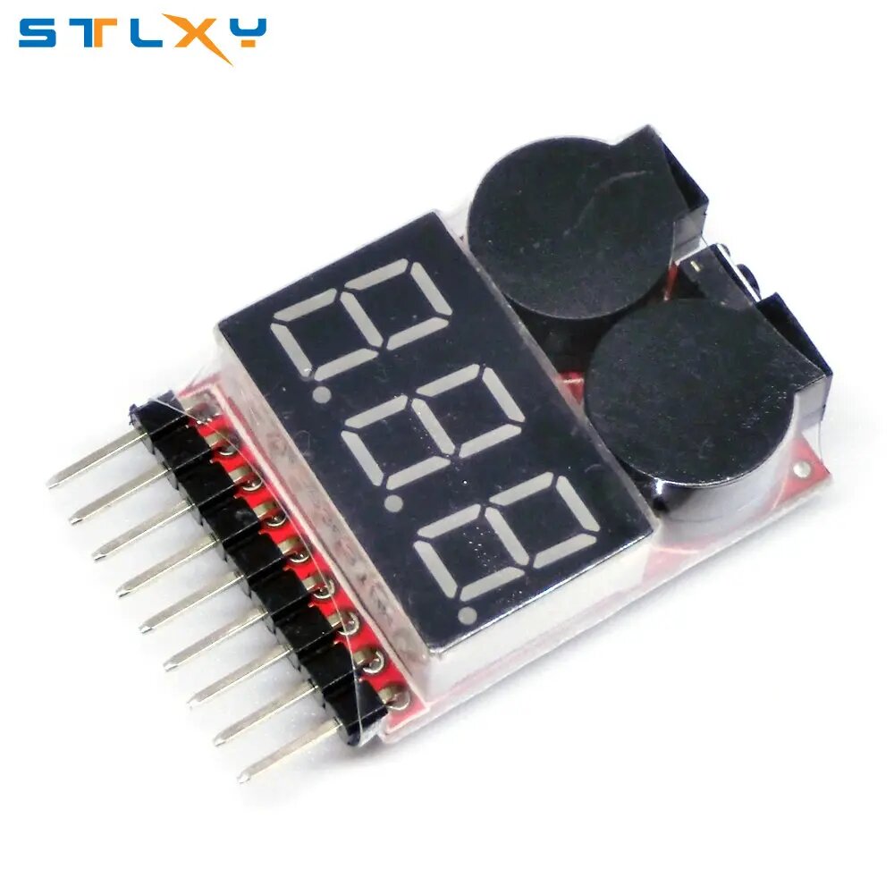 Индикатор напряжения Stlxy для LiPo батарей 1-8S