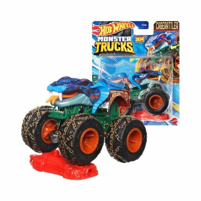 Машинка Mattel Hot Wheels Monster Trucks Монстр трак 2024 CAGE RATTLER
