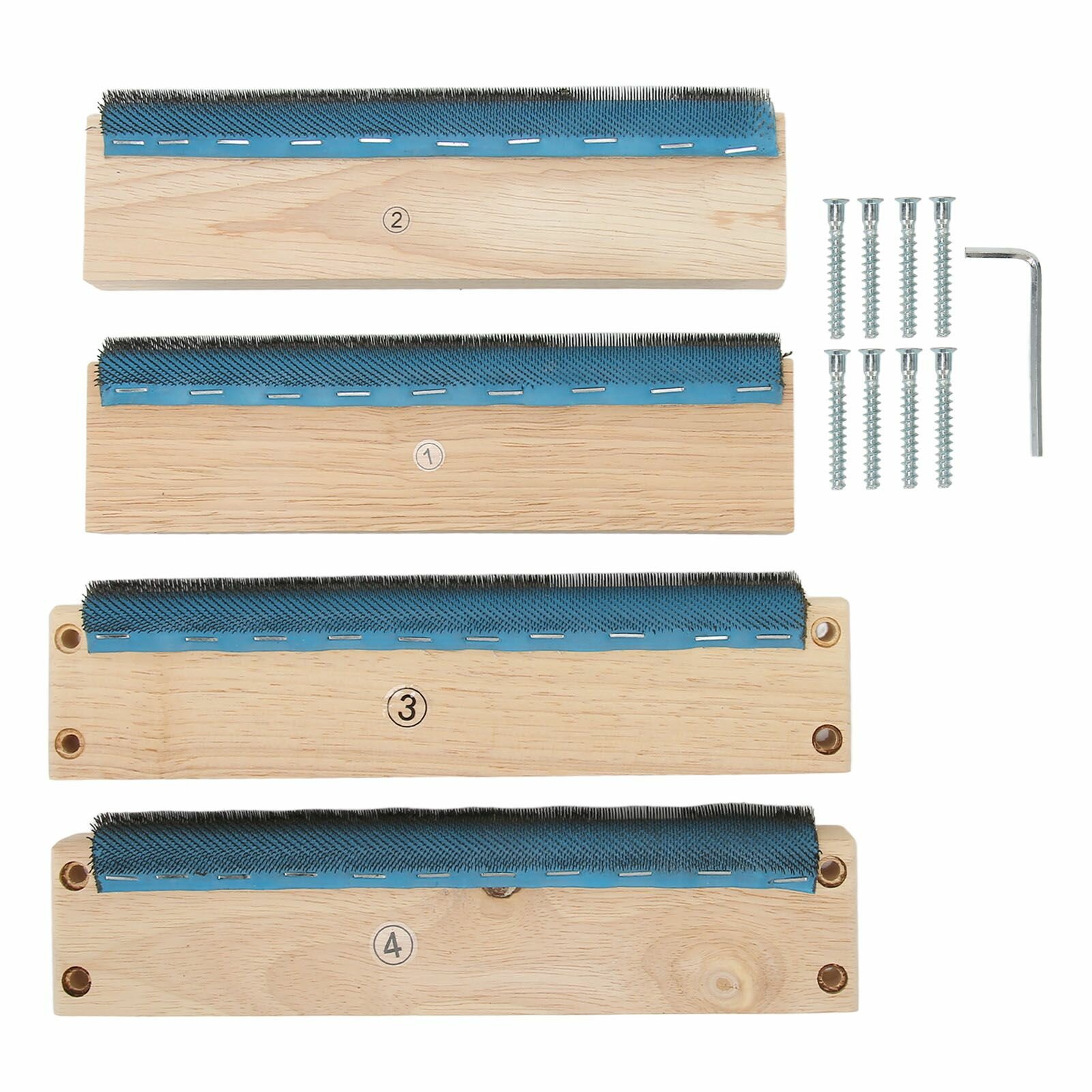 Рамка для вышивания, 9,8 дюйма, 4 стороны, прочная твердая древесина, простая в сборке рамка для коврика с винтами, гаечный ключ для тафтинга своими руками